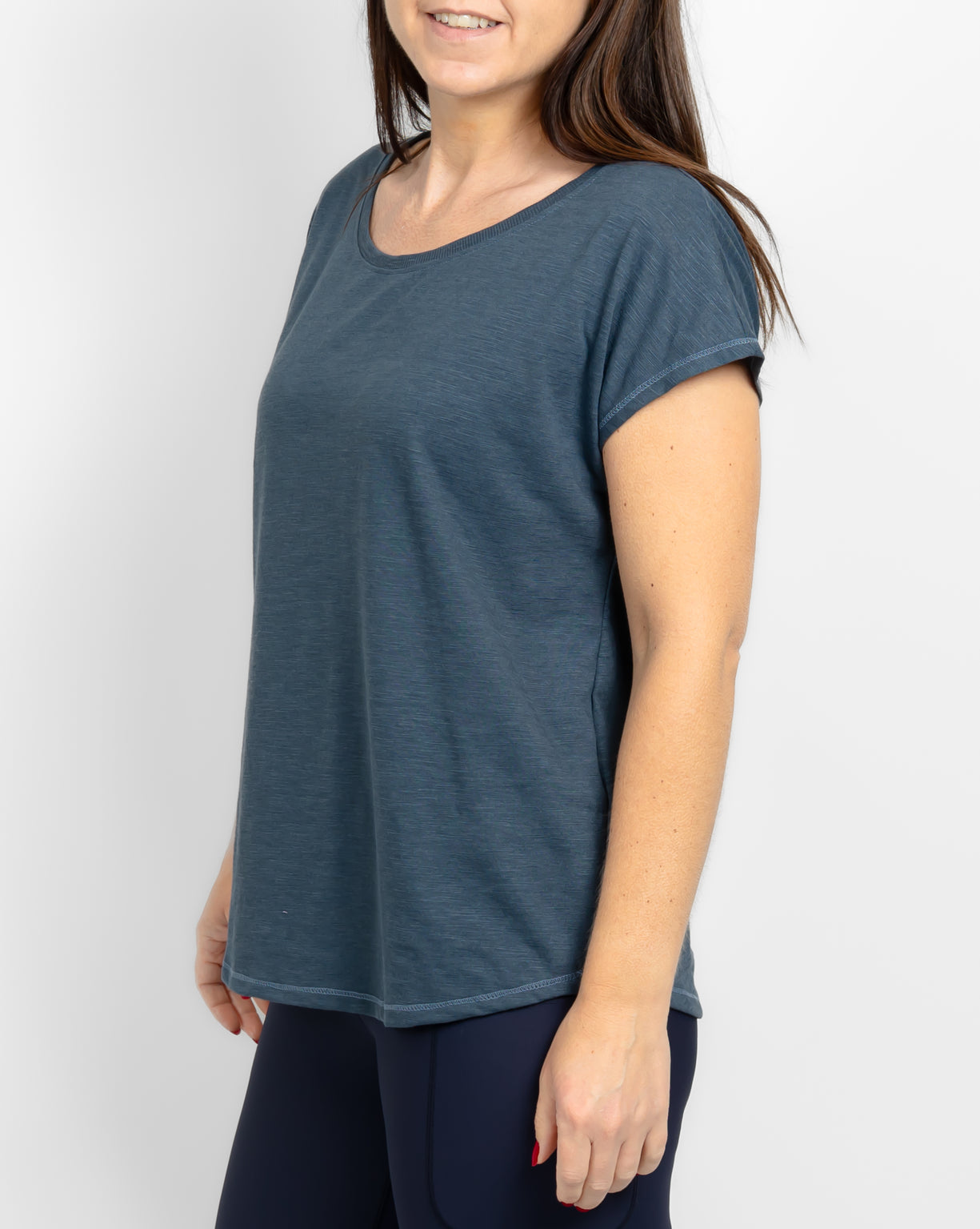 Marley Relaxed Dusty Blue T-Shirt – Maya Freya