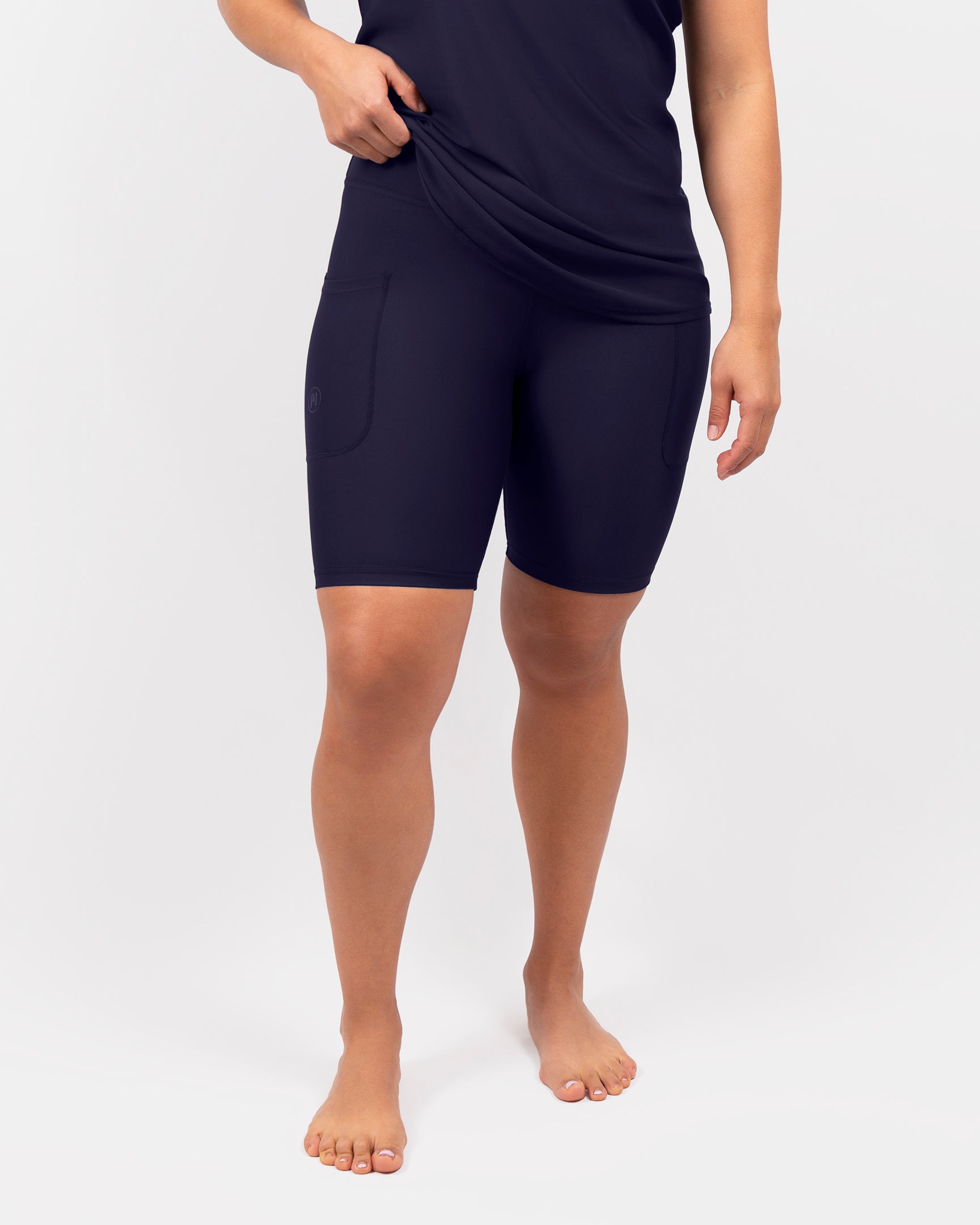 Eva Deep Blue Compression Shorts – Maya Freya